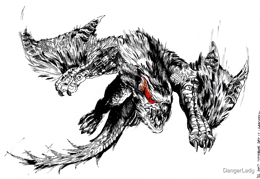 "Nargacuga" by DangerLady | Redbubble