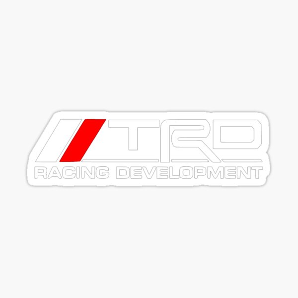 "best white TRD toyota racing development logo" Sticker for Sale by ...