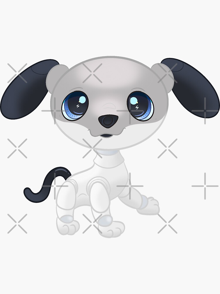 "Littlest Aibo" Sticker for Sale by AlanisArt | Redbubble