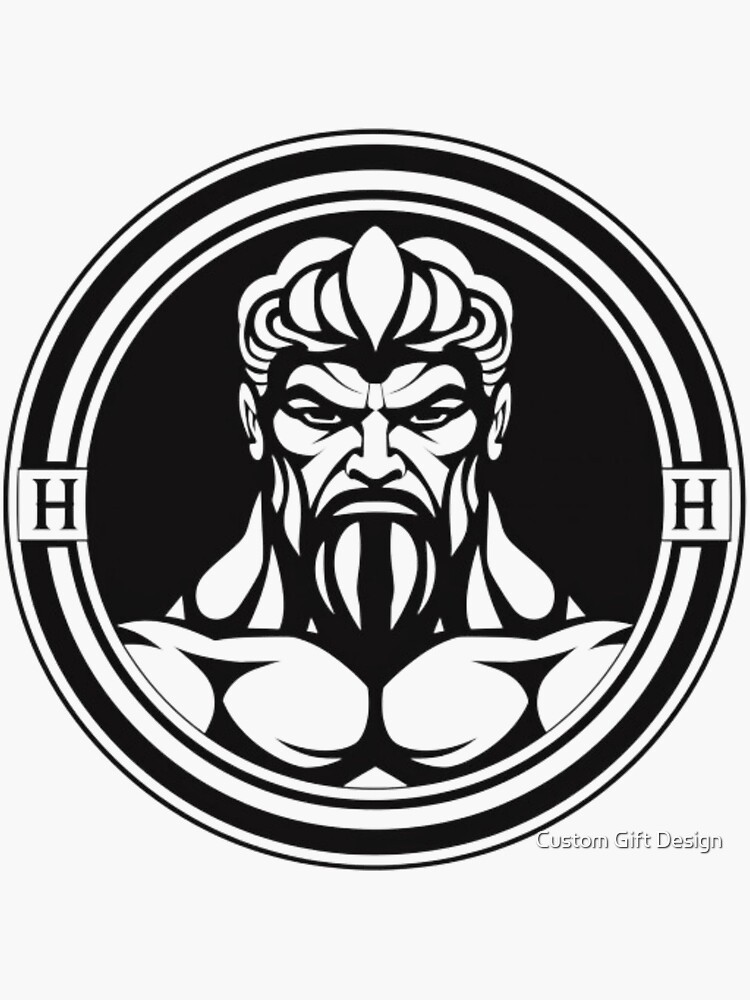 "Hercules" Sticker for Sale by MagicValachia | Redbubble