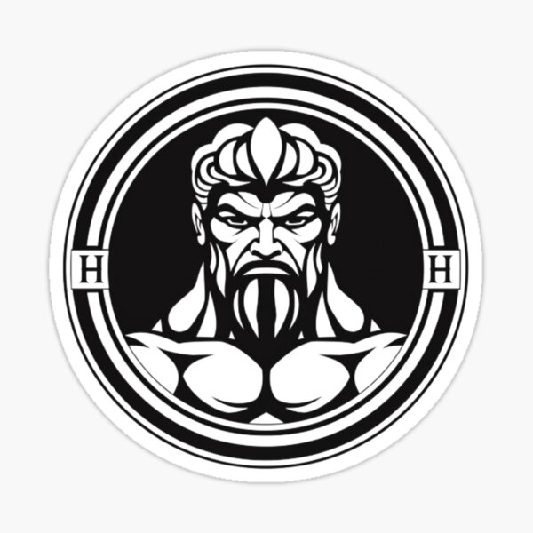"Hercules" Sticker for Sale by MagicValachia | Redbubble