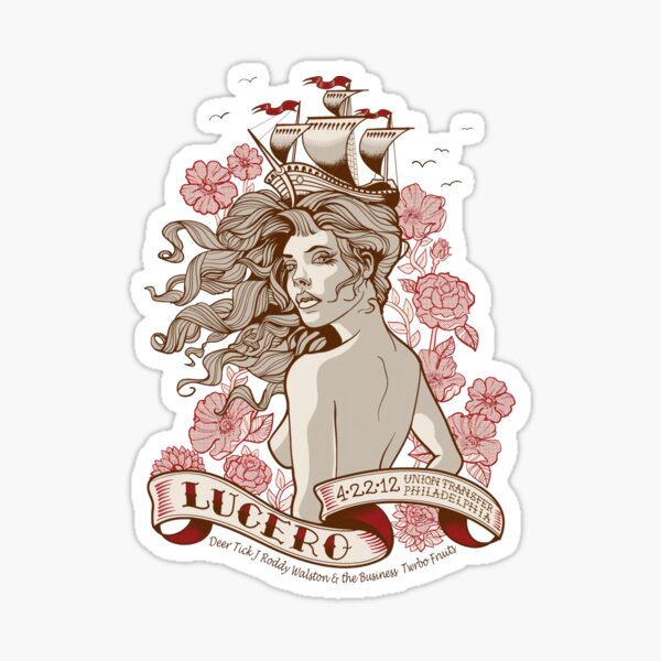 "Gril Beach Lucero Band Tour Show Concert" Sticker for Sale by ...