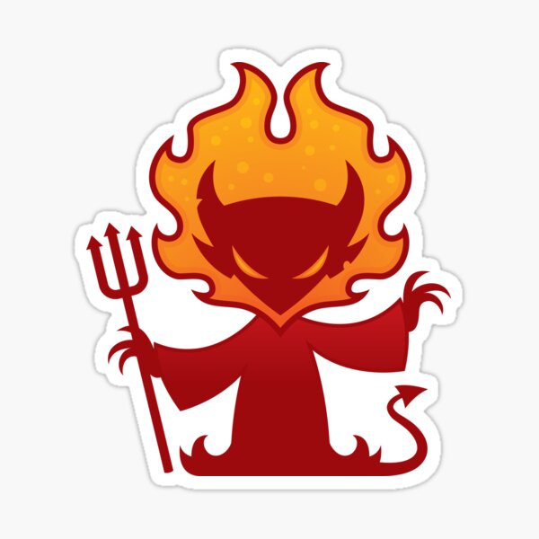 "I'm The Devil" Sticker by fizzgig | Redbubble