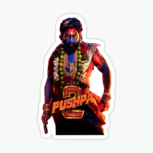 "PUSHPA 2" Sticker for Sale by Srirangarakesh | Redbubble