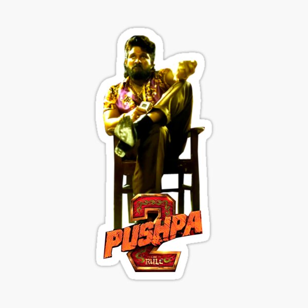 "PUSHPA 2 " Sticker for Sale by Srirangarakesh | Redbubble