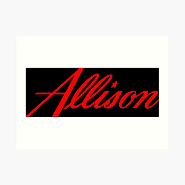 "Allison Engine Company Logo" Art Print for Sale by warbirdwear | Redbubble