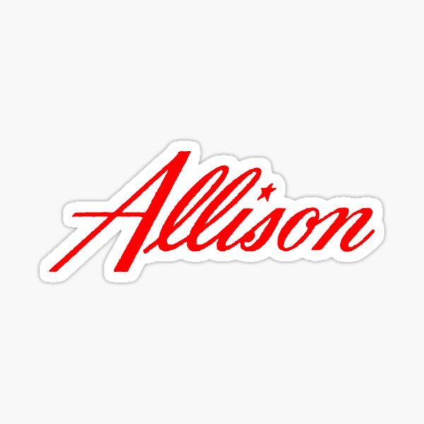 "Allison Engine Company Logo" Sticker for Sale by warbirdwear | Redbubble