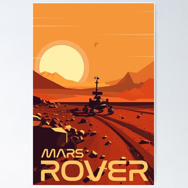 "Mars Rover Vector Illustration" Poster for Sale by blackdogshop ...