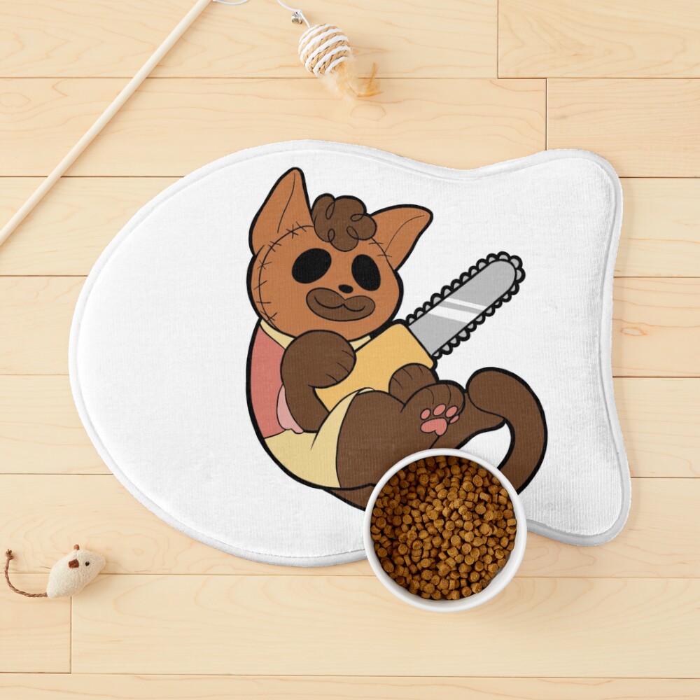 "Kitty Leatherface" Sticker for Sale by TheGryphon | Redbubble