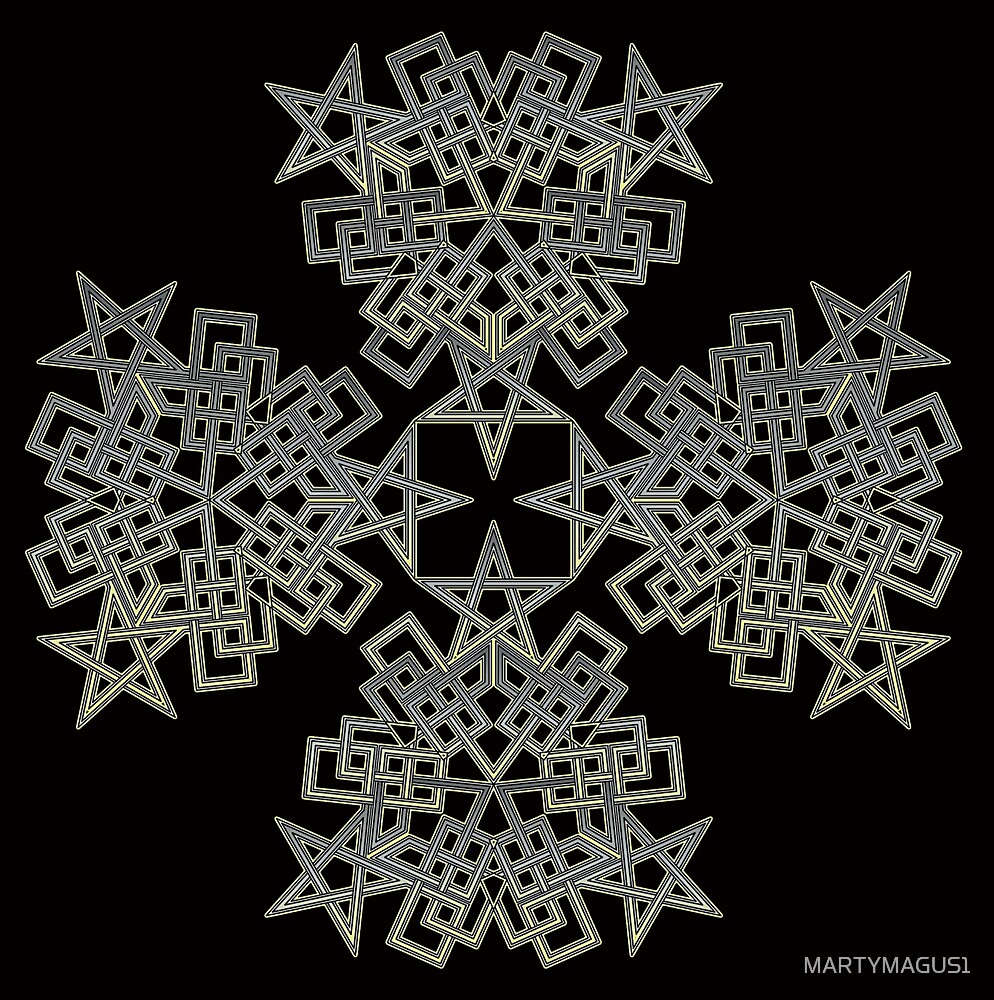 "PENTANGLE 345" by MARTYMAGUS1 | Redbubble