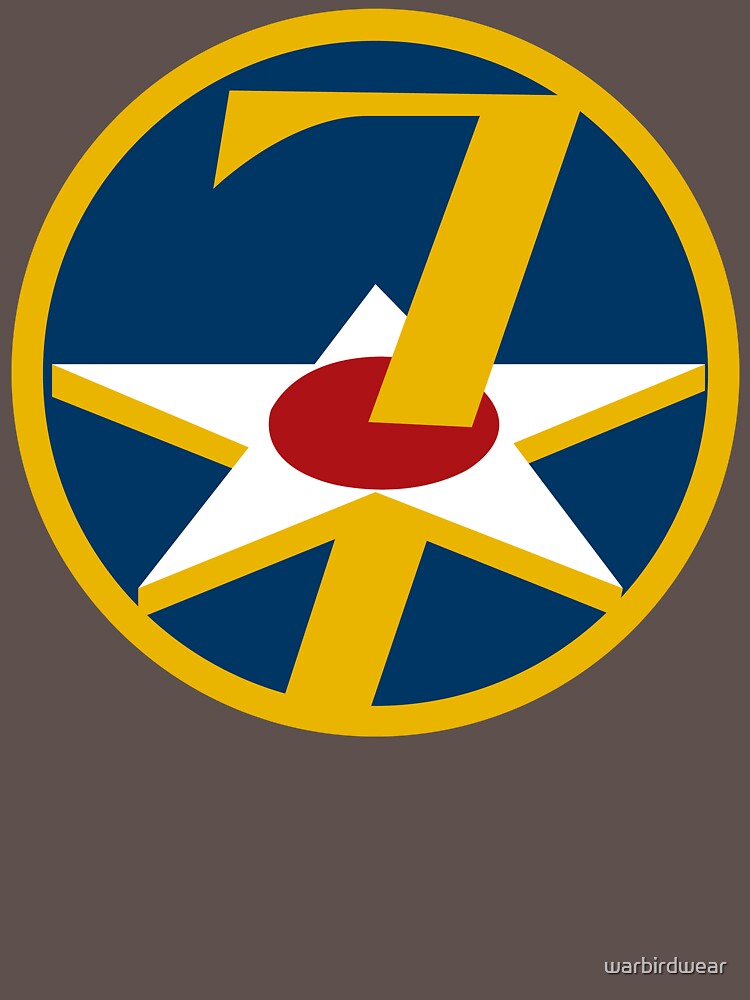 "7th Airforce Emblem" Essential T-Shirt for Sale by warbirdwear | Redbubble
