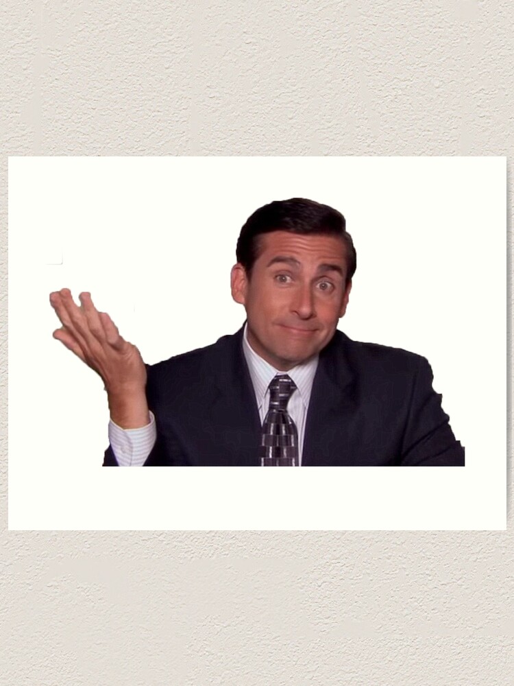 "Michael Scott the Office " Art Print for Sale by madisonrose13 | Redbubble