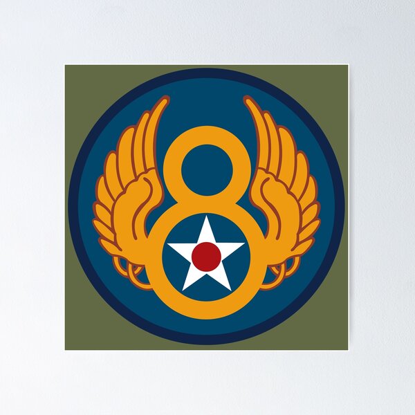 "8th Airforce Emblem " Poster for Sale by warbirdwear | Redbubble