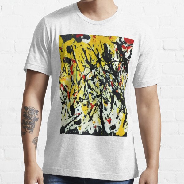 "Unraveled Visions - Jackson Pollock Inspired" Essential T-Shirt for ...