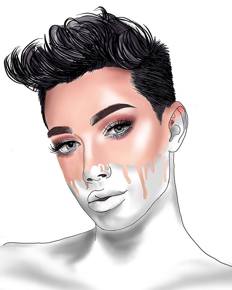 "James Charles x Blank Canvas" by Cam Reed | Redbubble