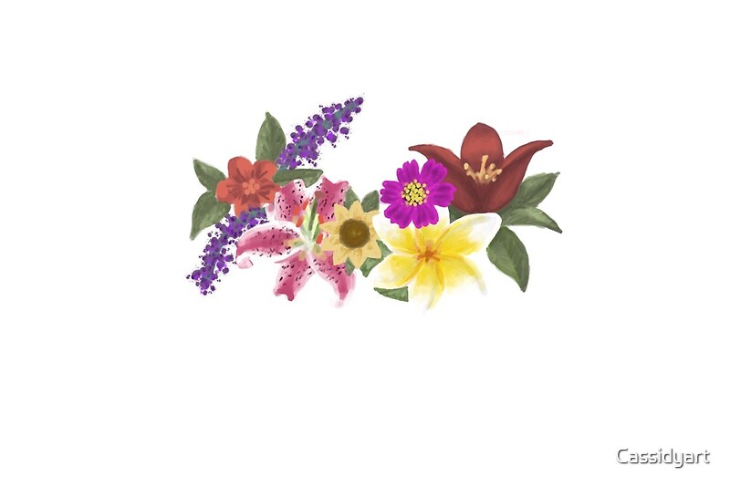 "Misc. Floral Pattern" by Cassidyart | Redbubble