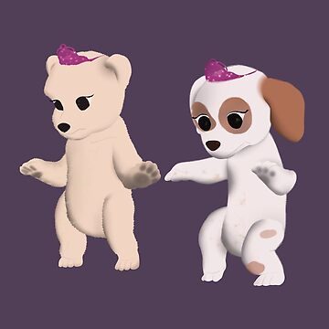 "Barbie Diamond Castle Dancing Dogs Sparkles Lily Meme Fanart" Sticker ...