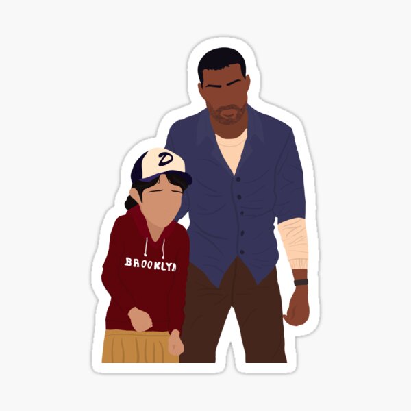 "The Walking Dead Season One Lee And Clementine " Sticker for Sale by ...