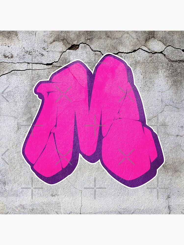 "M - Graffiti letter" Poster by joax | Redbubble