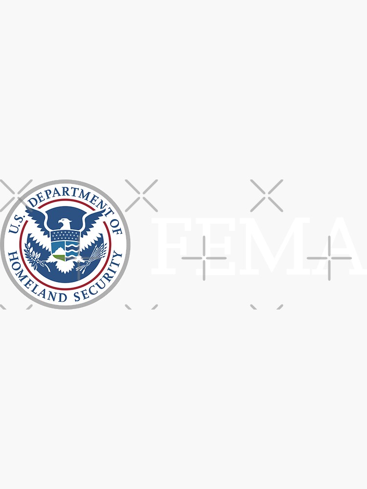 "FEMA FEDERAL EMERGENCY MANAGEMENT AGENCY LOGO" Sticker for Sale by ...