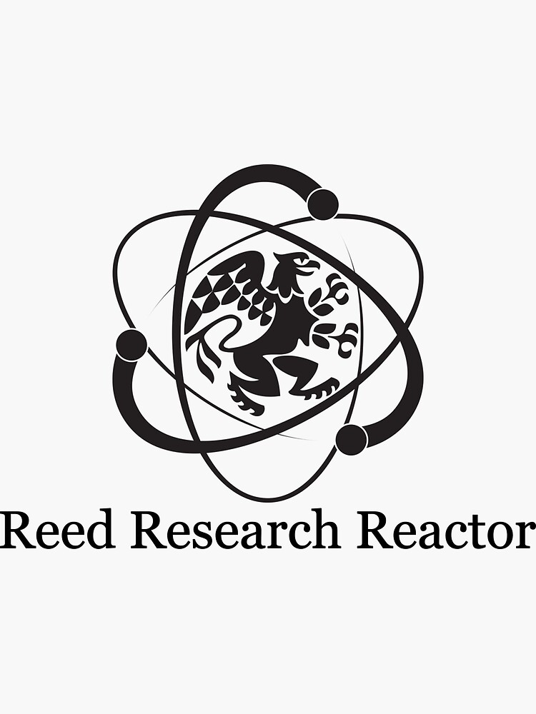 "Reed Research Reactor Logo" Sticker for Sale by Reed Research Reactor ...