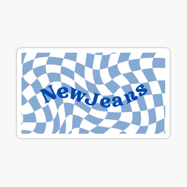 "NewJeans logo" Sticker for Sale by Christine Glover | Redbubble