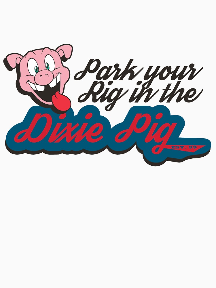 "The Dixie Pig logo shirt" T-shirt for Sale by prestonhultz | Redbubble ...