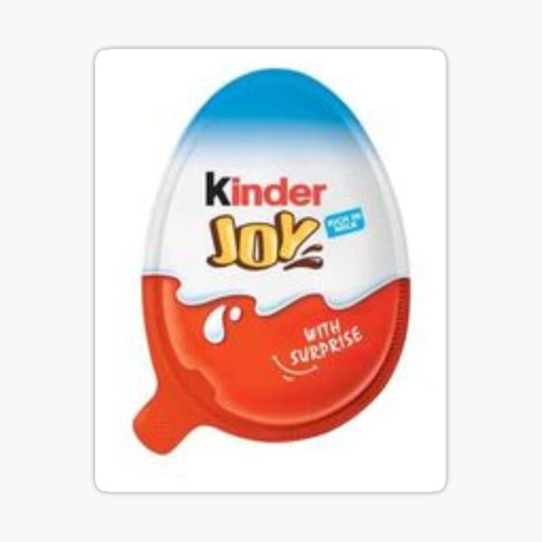 "kinder JOY " Sticker for Sale by kikokiko22 | Redbubble