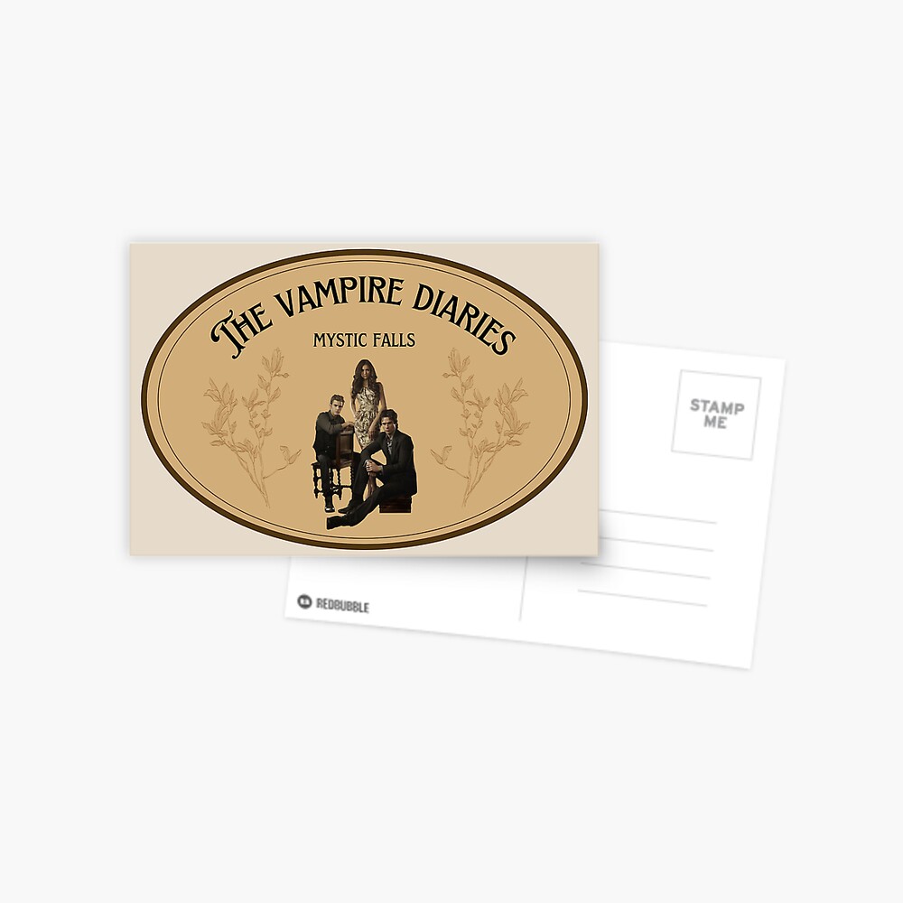 "Vampire Diaries Elena, Stefan and Damon" Sticker for Sale by ...