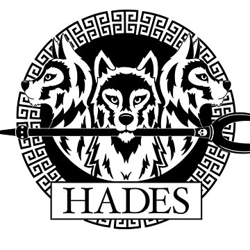 "Hades Logo" Sticker for Sale by the-artsy-park | Redbubble