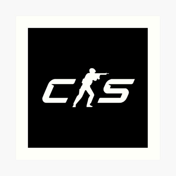 "Counter-Strike 2 Logo (White) (High Res) CS2" Art Print for Sale by ...