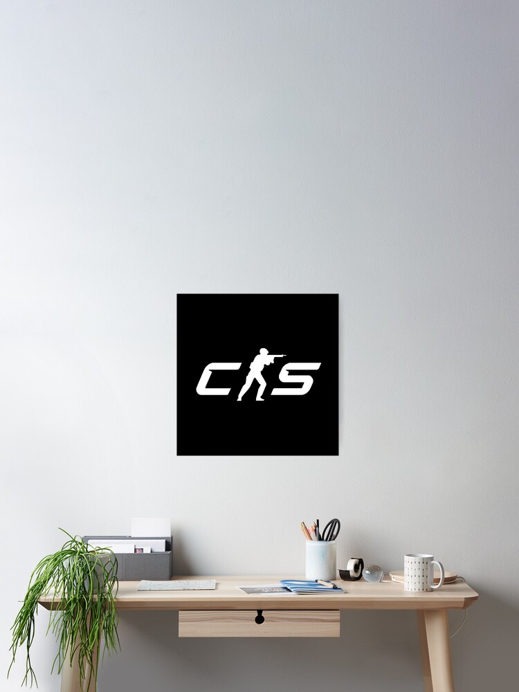 "Counter-Strike 2 Logo (White) (High Res) CS2" Poster for Sale by ...