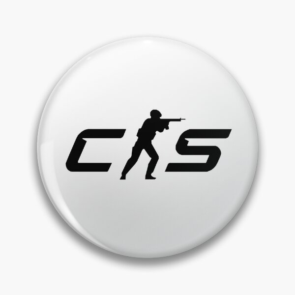 "Counter-Strike 2 Logo (Black) (High Res) CS2" Pin for Sale by ...