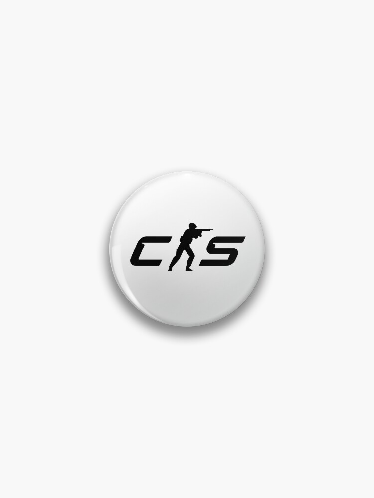 "Counter-Strike 2 Logo (Black) (High Res) CS2" Pin for Sale by ...