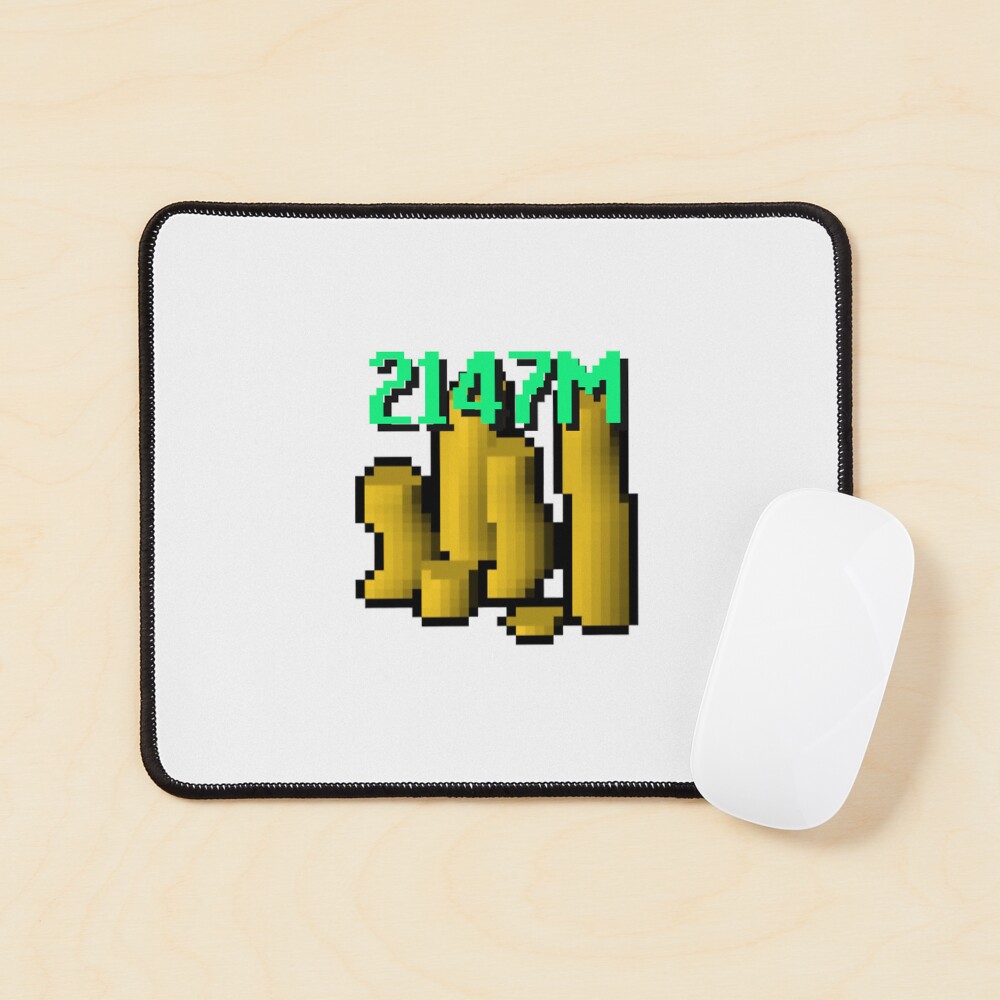 "OSRS Runescape Max Gold (2147M gp) | LimitedDesigns" Sticker for Sale ...