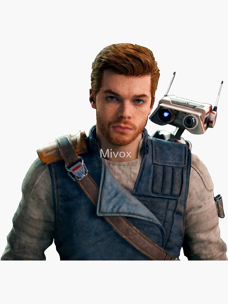 "Cal Kestis Jedi Survivor" Sticker for Sale by Mivox | Redbubble