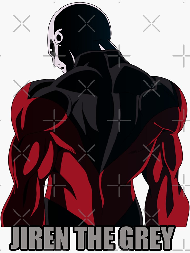 "Jiren the grey " Sticker for Sale by DeadThreads | Redbubble