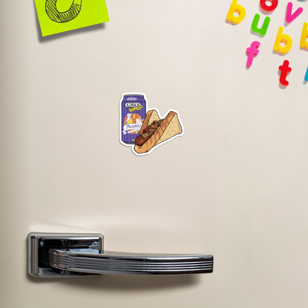 "Snags: Snag & Pasito Combo" Sticker for Sale by David Ashby | Redbubble