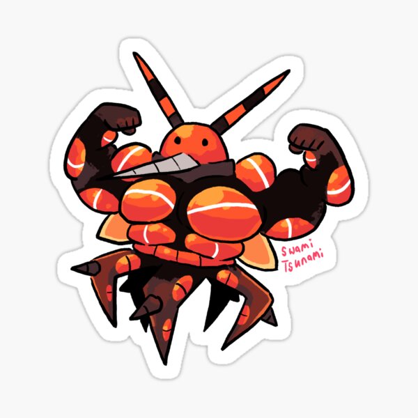 "Buff Bug" Sticker for Sale by swamitsunami | Redbubble