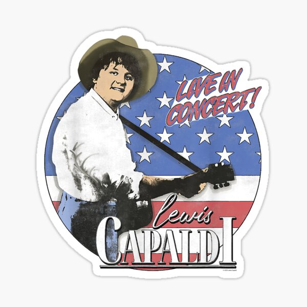 "Lewis Capaldi – Americas Sweetheart Seattle T-Shirt" Sticker for Sale ...
