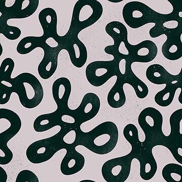 "Splatter blobs, organic shapes in deep green" Sticker for Sale by ...