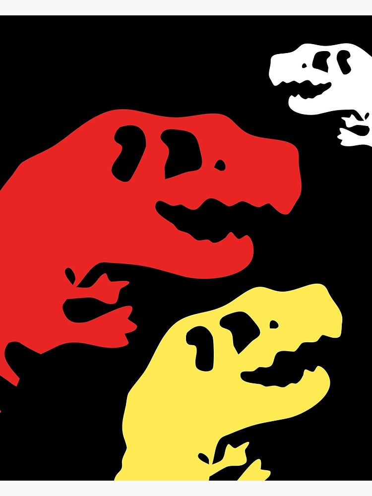 "Jurassic Park Dinosaur Family" Poster by wampa-stompa | Redbubble