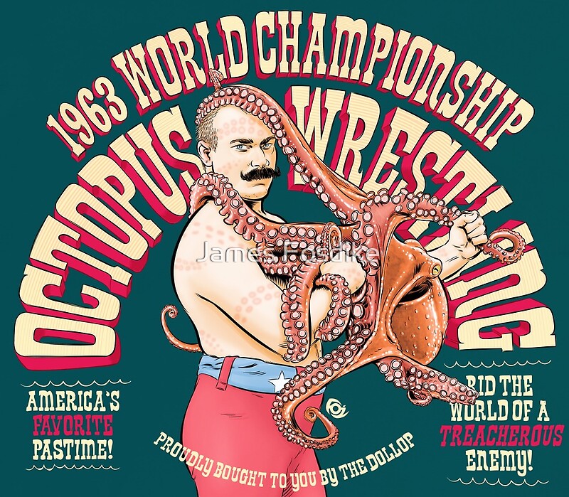 "The Dollop - Octopus Wrestling" Photographic Prints by James Fosdike ...