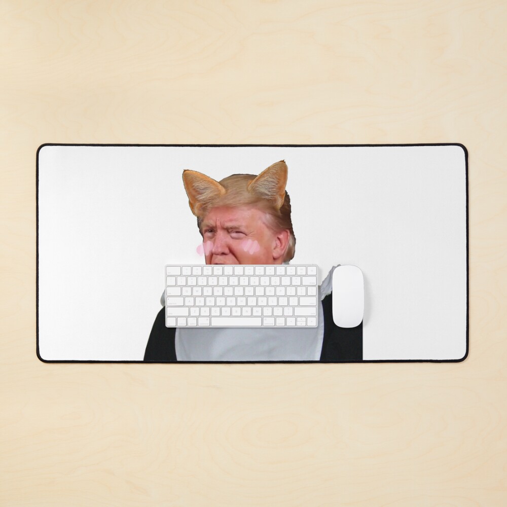 "catboy maid femboy donald trump no text" Sticker for Sale by ...