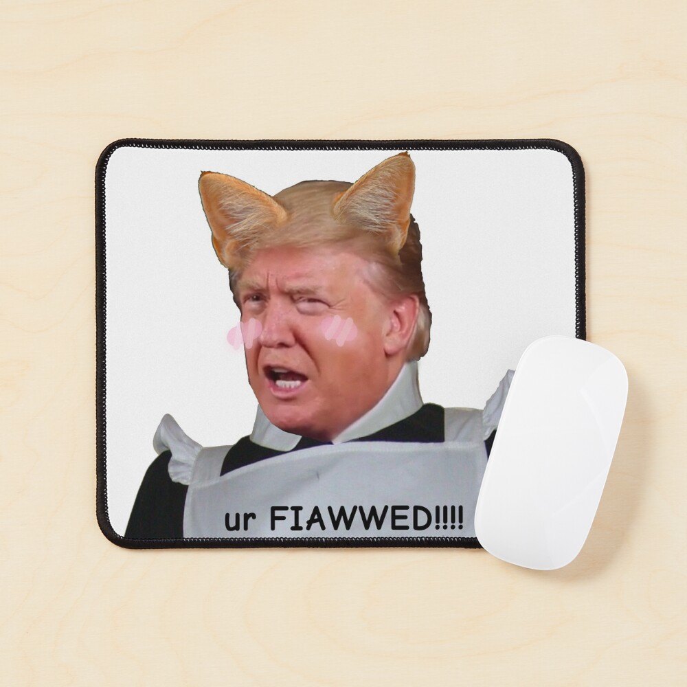 "catboy maid femboy donald trump" Sticker for Sale by paintedpicayune ...