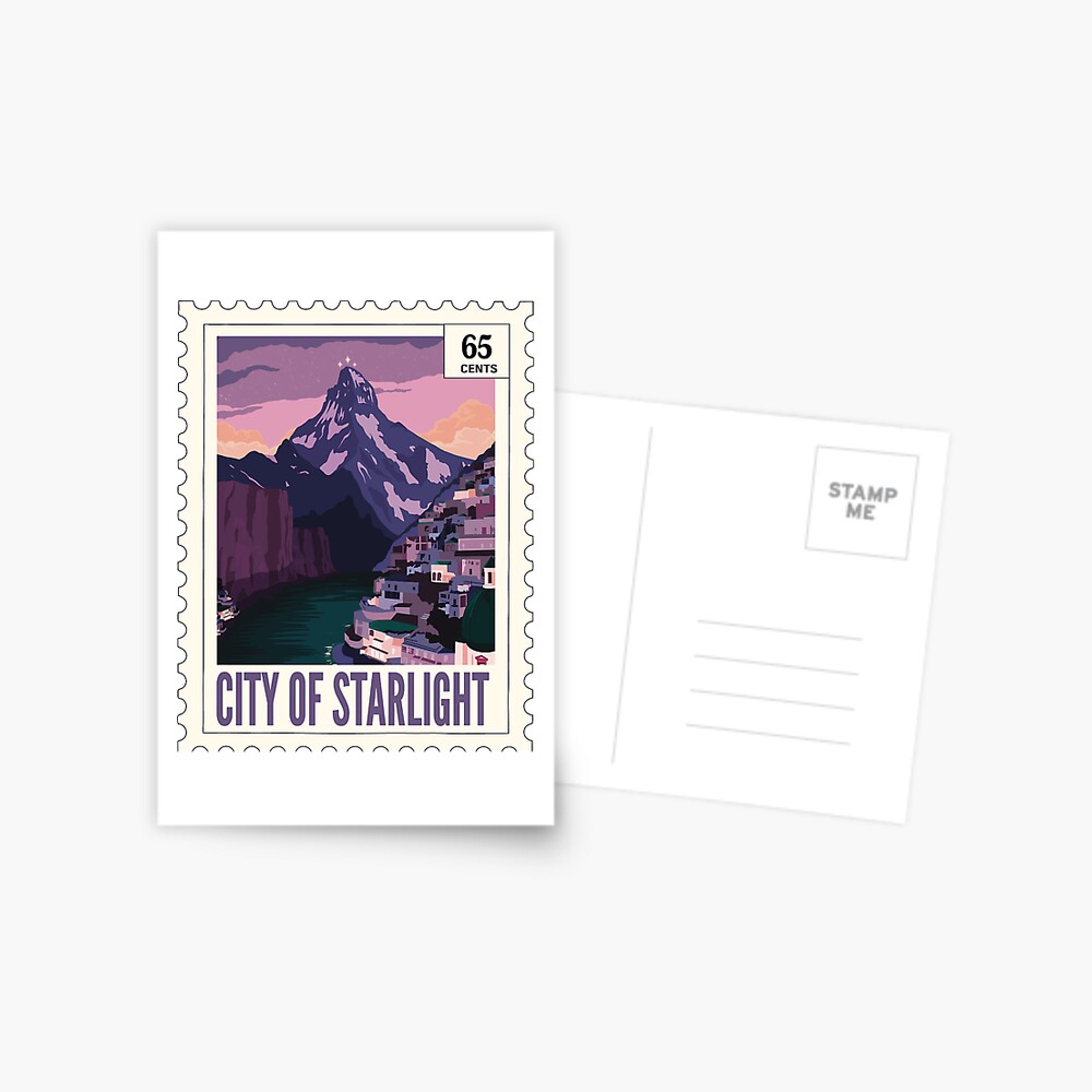 "Velaris Postage Stamp" Sticker for Sale by KRSDrawing | Redbubble