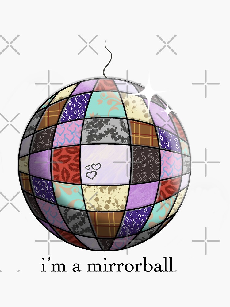 "Taylor Swift MIRRORBALL Folklore The Eras Tour Swiftie" Sticker for ...