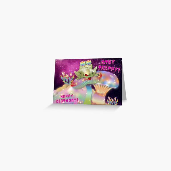 "Trippy Birthday" Greeting Card for Sale by 7sidney7 | Redbubble
