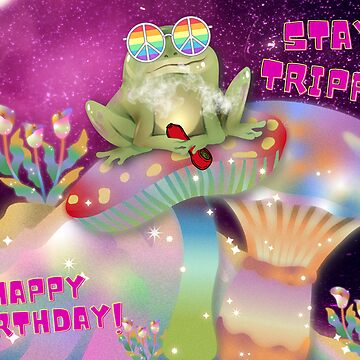 "Trippy Birthday" Greeting Card for Sale by 7sidney7 | Redbubble