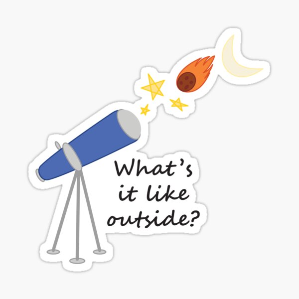"Telescope" Sticker for Sale by libertyp1006 | Redbubble